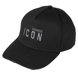 Dsquared2 - "Icon" Baseball-M&uuml;tze, Alltag (Schwarz)