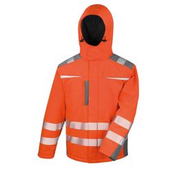 SAFE-GUARD by Result - "Dynamic" Mantel f&uuml;r Herren/Damen Unisex (Fluoreszierendes Orange)