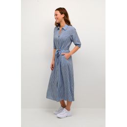 Cream Kleid Feminine blue white