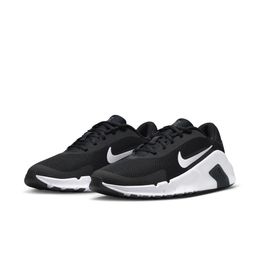 Nike Damen Trainingsschuh "Flex Train", Gr. 42,5schwarz, wei&szlig;, anthrazit, Synthetik, Textil, Schuhe, ideal f&uuml;r Gym und Fitnessstudio
