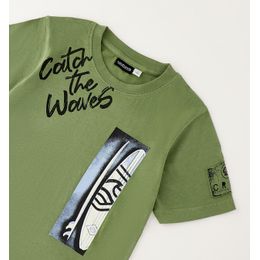 sarabanda Jungen T-Shirt "BOY SUMMER T-SHIRT"sage gr&uuml;n, Gr. 128, 100% Baumwolle, Shirts