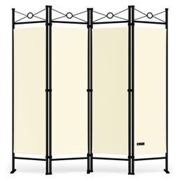 Casaria Paravent Lucca Creme 180x163cm