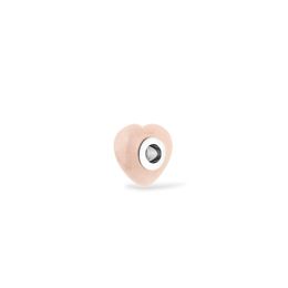 PURELEI LEI Rosequarz Heart Charm