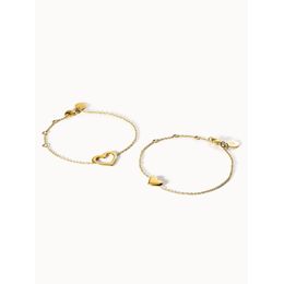 PURELEI Radiant Love Armband Set, verstellbare L&auml;nge
