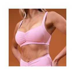 Myprotein MP Damen Tempo Scrunch Minimal Sport-BH - Cosmo Pink - XS