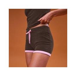 Myprotein MP Frottee-Shorts f&uuml;r Damen mit Kontrast-Details &ndash; Kakao - XL