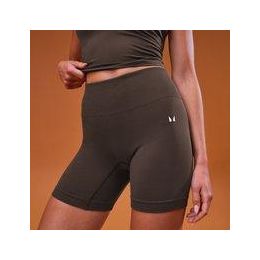 Myprotein MP Damen Tempo Seamless Scrunch Shorts &ndash; Kakao - XL