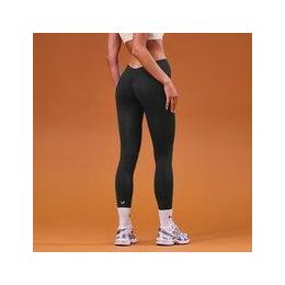 Myprotein MP Damen Tempo Leggings mit umklappbarem Bund &ndash; Schwarz - M