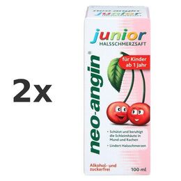MCM KLOSTERFRAU Vertr. GmbH 2x NEO-ANGIN junior Halsschmerzsaft 100 ml
