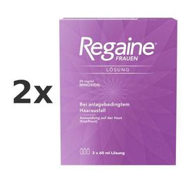 REGAINE Frauen L&ouml;sung mit 2% Minoxidil Doppelpackung (2x180ml) 360 ml