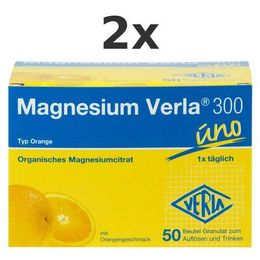 Verla-Pharm Arzneimittel GmbH & Co. KG 2x Magnesium Verla 300 Orange Granulat 50 St