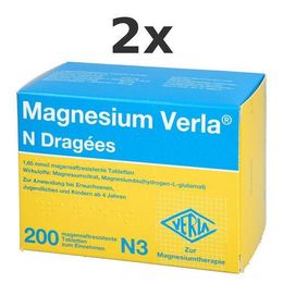 Verla-Pharm Arzneimittel GmbH & Co. KG 2x Magnesium Verla N Dragees 200 St