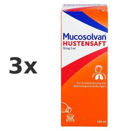 3x Mucosolvan Saft 30 mg/5 ml 100 ml