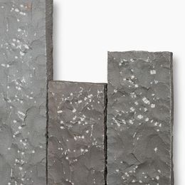 Seltra Natursteine Palisaden SANOKU Basalt anthrazit-schwarz, 10x25 cm, 125 cm