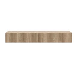 Selsey Wandkonsole, Eiche, Holzwerkstoff, 2 Schubladen, Rechteckig,Rechteckig, 110x17x40 cm, Wohnzimmer, Wohnzimmertische, Konsolentische