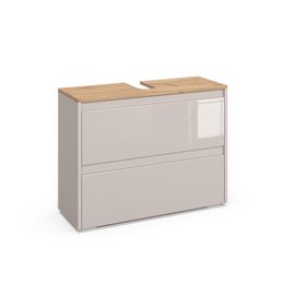 VICCO Waschbeckenunterschrank, Kaschmir, Holzwerkstoff, 2 Schubladen, Rechteckig, 80.1x62x30.1 cm, Badezimmer, Badezimmerschr&auml;nke, Waschbeckenunterschr&auml;nke