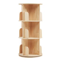 [en.casa] Kinderregal, Natur, Holz, Kiefer, 44x95x44 cm, Kinder- & Jugendzimmer, Kinderm&ouml;bel, Kinderregale