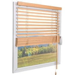 SOL ROYAL Holzjalousie, Natur, Holz, 40 cm, Wohntextilien, Rollos & Jalousien, Jalousien