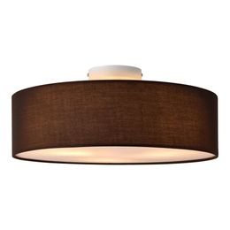 lux.pro Deckenleuchte, Braun, Kunststoff, 45x17x45 cm, Lampen & Leuchten, Innenbeleuchtung, Deckenleuchten