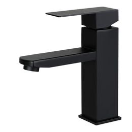 Nettlife Waschtischarmatur, Schwarz, Metall, 4x19x19 cm, Badezimmer, Waschbecken & Armaturen, Badarmaturen