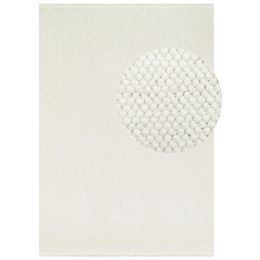 Tapiso Teppich, Creme, Textil, Uni, Rechteckig, 200x300 cm, f&uuml;r Fu&szlig;bodenheizung geeignet, in verschiedenen Gr&ouml;&szlig;en erh&auml;ltlich, pflegeleicht, Teppiche & B&ouml;den, Teppiche