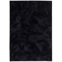 Pergamon Fellteppich, Schwarz, Textil, 120x170 cm, Teppiche & B&ouml;den, Teppiche, Fellteppiche