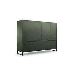 Agmat-Furniture Kommode, Gr&uuml;n, Holzwerkstoff, 160x120x45 cm, Wohnzimmer, Kommoden & Sideboards, Kommoden