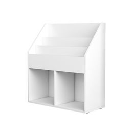 VICCO Kinderregal, Wei&szlig;, Holzwerkstoff, 5 F&auml;cher, Rechteckig, 72x79x30.5 cm, Kinderzimmer & Jugendzimmer, Kinderm&ouml;bel, Kinderregale