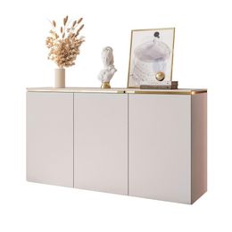 Lookway Kommode, Kaschmir, Holzwerkstoff, Uni, Rechteckig, 140x76x40 cm, Wohnzimmer, Kommoden & Sideboards, Kommoden