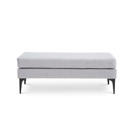 Sicaan Bank/Bettende, Hellgrau, Metall, 2-Sitzer, F&uuml;llung: Polyurethan (Pur), Rechteckig, 119x44.5x50.5 cm, Esszimmer, B&auml;nke, Sitzb&auml;nke