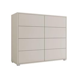 Mirjan24 Kommode, Kaschmir, Kunststoff, 8 Schubladen, Rechteckig, 120x93x41 cm, Wohnzimmer, Kommoden & Sideboards, Kommoden