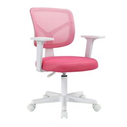 SVITA Kinderschreibtischstuhl, Pink, Kunststoff, 1-Sitzer, 59x92x54 cm, Arbeitszimmer, B&uuml;rost&uuml;hle, Jugend- & Kinderschreibtischst&uuml;hle
