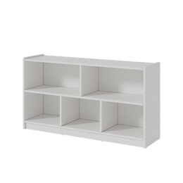 VICCO Kinderregal, Wei&szlig;, Holzwerkstoff, 5 F&auml;cher, Rechteckig, 112x60.5x30 cm, Kinderzimmer & Jugendzimmer, Kinderm&ouml;bel, Kinderregale