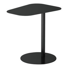 [en.casa] Beistelltisch, Schwarz, Metall, Rechteckig, 50x50x38 cm, Wohnzimmer, Wohnzimmertische, Beistelltische