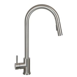 Nettlife K&uuml;chenarmatur, Silber, Metall, 5x42x42 cm, K&uuml;chen, K&uuml;chenausstattung, K&uuml;chenarmaturen