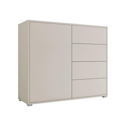Mirjan24 Kommode, Kaschmir, Kunststoff, 4 Schubladen, Rechteckig, 100x93x41 cm, Wohnzimmer, Kommoden & Sideboards, Kommoden