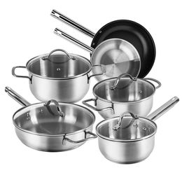 K&auml;rcher Karcher Topfset, Silber, Metall, Rund, geschmacksneutral, Kochen, T&ouml;pfe, Topfsets
