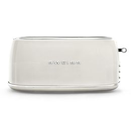 Sweiss Toaster, Beige, Metall, 41x18.2x20 cm, K&uuml;chenger&auml;te, Toaster