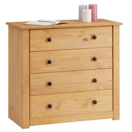 CARO-M&ouml;bel CARO-M&ouml;bel Kommode, Kiefer, Kiefer, Holz, Kiefer, Vintage, 80x73x40 cm, Wohnzimmer, Kommoden & Sideboards, Kommoden