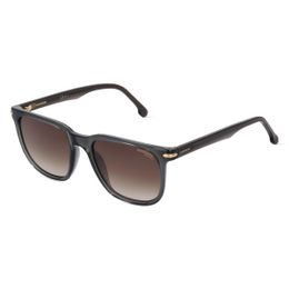 Carrera 300/S | Unisex-Sonnenbrille | Fassung: Vollrand, Quadratisch, Kunststoff, Grau Matt | Glasfarbe: Gelb