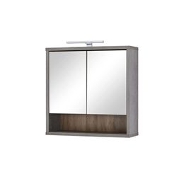 H&ouml;ffner Spiegelschrank Luganer See holzfarben Ma&szlig;e (cm): B: 70 H: 65 T: 22.0 &raquo; H&ouml;ffner