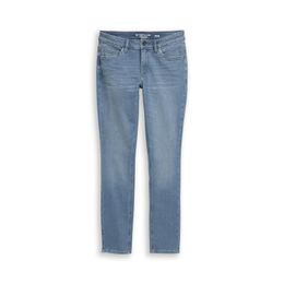 Tom Tailor Damen TTLENE SLIM Jeans mit Stretch, blau, Uni, Gr. 32/32