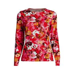 LANDS' END Badeshirt, Damen,  Rot, Nylon-Mischung, by Lands' End