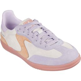 Skechers Hotshot For The Win Leder Damen Natural/Multi Standardtrainer
