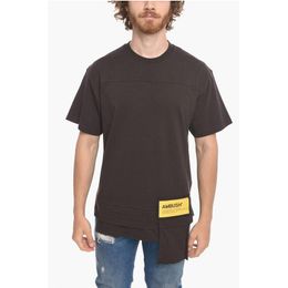 Ambush Baumwoll-T-Shirt mit Rundhalsausschnitt und Taillentasche