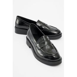 Bree Plateau Penny Leder Loafer Damen