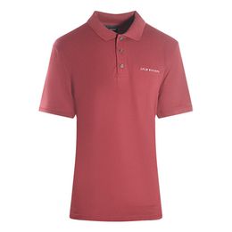 Lyle & Scott Lyle & Scott schlichtes, gesticktes Logo-Fletcher-Poloshirt in Burgunderrot