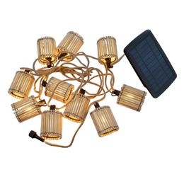 Newgarden Lichterkette Okinawa, Natur, Braun, Naturmaterialien, Uni, warmwei&szlig;, 800 cm, kabellos, tragbar, Lampen & Leuchten, Innenbeleuchtung, Dekoleuchten, Lichterketten