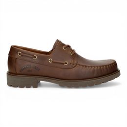 Panama Jack Herren wasserdichte Bark Braune Leder-Schn&uuml;rstiefel &ndash; Boot C5