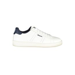 Blauer Wei&szlig;e Leder Herren Sneaker